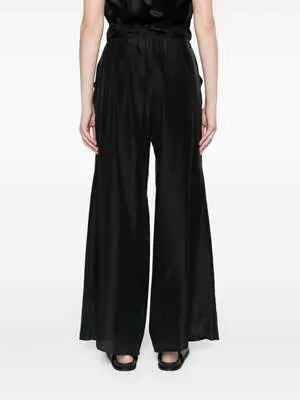 FORTE_FORTE Wide-leg Silk Trousers