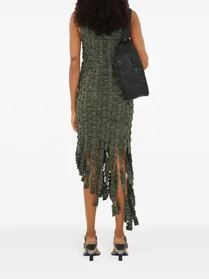 Burberry Crocheted Silk-blend Midi Dress