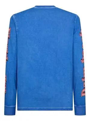 Dsquared2 Logo-print Stonewashed Cotton T-shirt