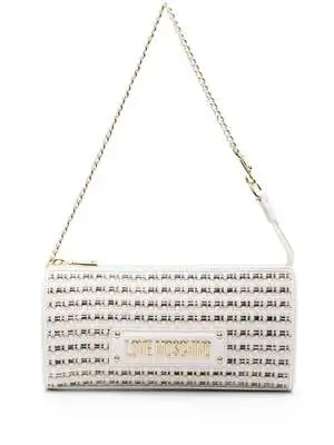Moschino Raffia Shoulder Bag