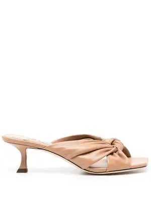 JIMMY CHOO Avenue 50mm Leather Mules
