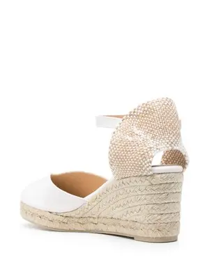 CastaÑer Chiarita Wedge Espadrilles - White