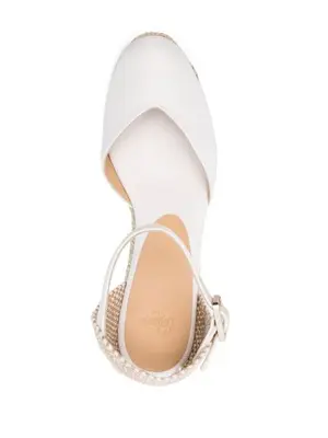 CastaÑer Chiarita Wedge Espadrilles - White