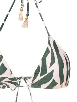 LYGIA & NANNY Maya Abstract-print Bikini - Green