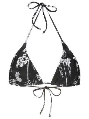 LYGIA & NANNY Hanna Triangle Bikini Top - Black
