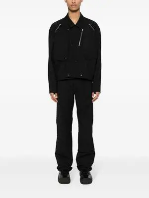 Kiko Kostadinov Tonino Utility Asymmetric Jacket In Black - 44