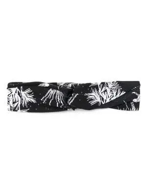 LYGIA & NANNY Bethania Graphic-print Headband - Black