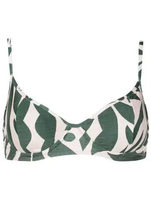 LYGIA & NANNY Fiji Half-cup Bikini Top - Green