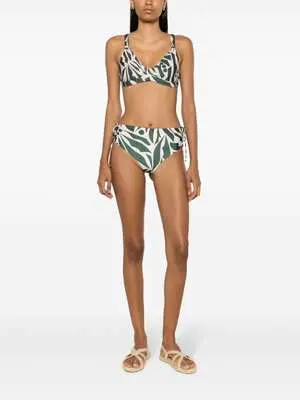LYGIA & NANNY Marcela Abstract-print Bikini - Green