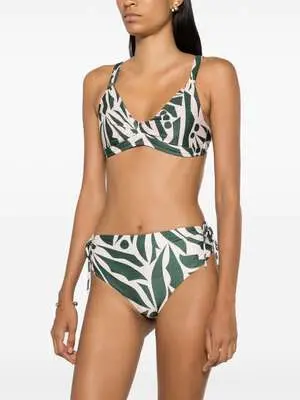 LYGIA & NANNY Marcela Abstract-print Bikini - Green