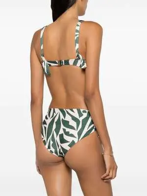 LYGIA & NANNY Marcela Abstract-print Bikini - Green