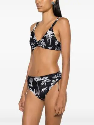 LYGIA & NANNY Marcela Graphic-print Bikini - Black