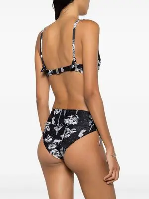 LYGIA & NANNY Marcela Graphic-print Bikini - Black