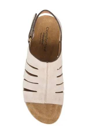 COMFORTIVA Scottie Slingback Wedge Sandal - Baywater