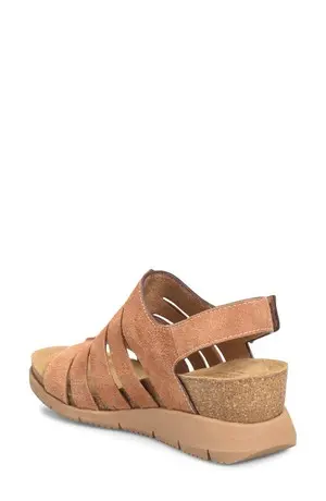 COMFORTIVA Scottie Slingback Wedge Sandal - Luggage