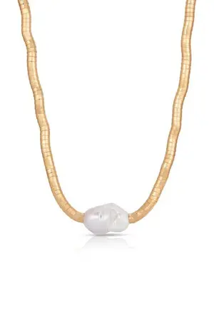 Ettika Cultured Freshwater Pearl Choker Necklace