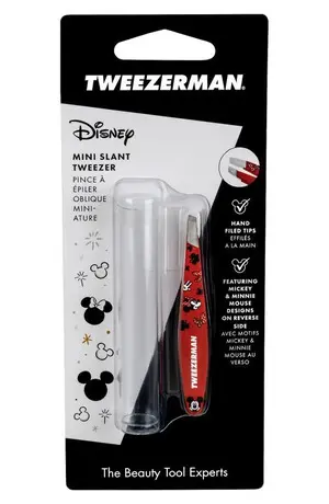 TWEEZERMAN Disney Mickey Mouse And Minnie Mouse Mini Slant Tweezer