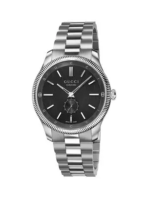 Gucci G-timeless Stainless Steel Bracelet Watch/40mm - Black