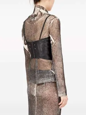 MAISON MARGIELA Metal Satin Vest Top