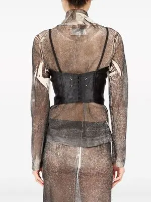 MAISON MARGIELA Metal Satin Vest Top