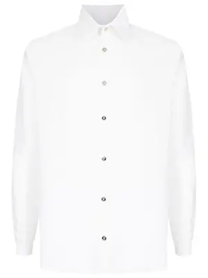 AMIR SLAMA Poseidon-print Buttoned Shirt