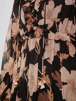 Zimmermann Concert Floral Print Mini Dress