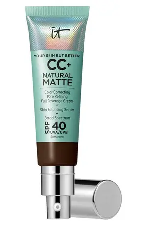 IT COSMETICS Cc+ Natural Matte Color Correcting Full Coverage Cream - Deep Cool