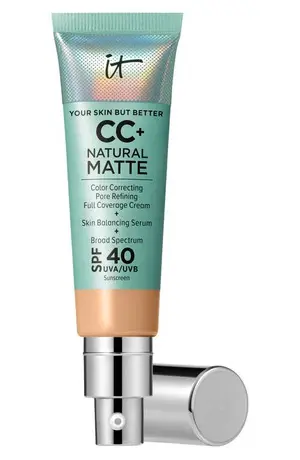 IT COSMETICS Cc+ Natural Matte Color Correcting Full Coverage Cream Medium