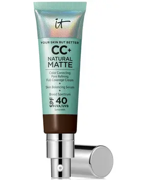 IT COSMETICS Cc+ Cream Matte Foundation Spf 40 Deep Cool