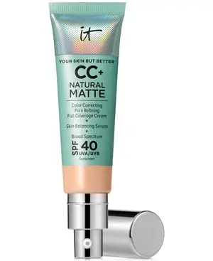 IT COSMETICS Cc+ Cream Matte Foundation Spf 40 Light Cool