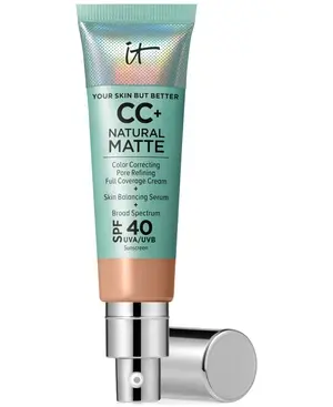 IT COSMETICS Cc+ Cream Matte Foundation Spf 40 Medium Cool