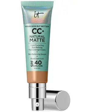 IT COSMETICS Cc+ Cream Matte Foundation Spf 40 Tan