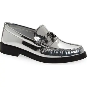 JIMMY CHOO Addie Jc Metallic Loafer