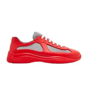 Prada America's Cup Soft Rubber Sneakers - Red