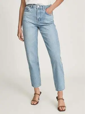 REISS Elle High-rise Straight-leg Jeans