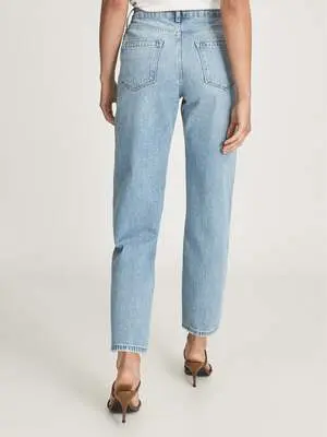 REISS Elle High-rise Straight-leg Jeans