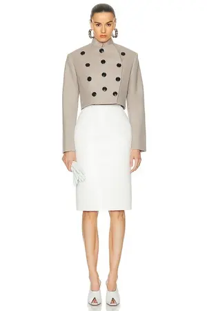 Alaïa Short Jacket - Sable