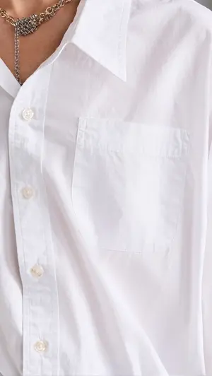 R13 Crossover Bubble Shirt