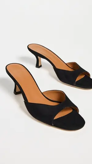 Staud Brigitte Mules - Black