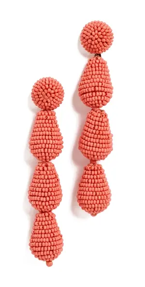 KENNETH JAY LANE Beaded Teardrop Earrings
