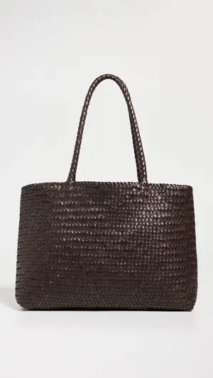 Madewell Woven Tote - Coffee Bean