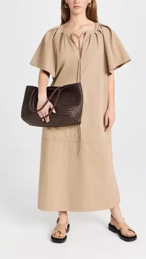 Madewell Woven Tote - Coffee Bean