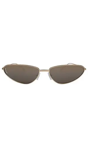 OTRA Aster Sunglasses - Gold & Brown Mirror