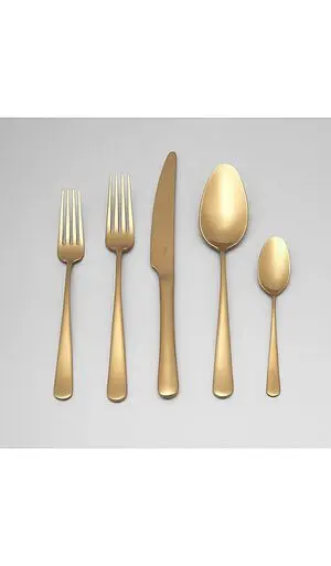 FABLE Flatware Set In Metallic Gold