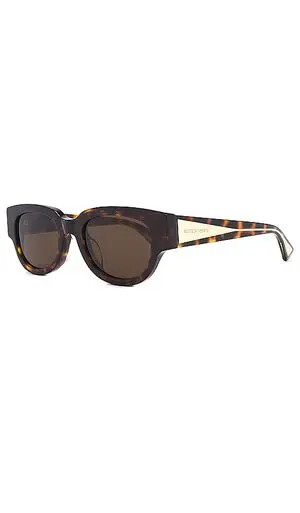 Bottega Veneta Triangle Cat Eye Sunglasses