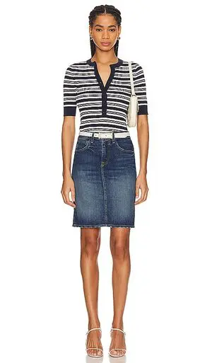 NILI LOTAN Micah Denim Skirt