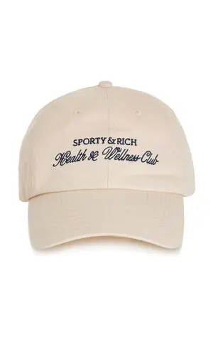 Sporty & Rich Club Embroidered Baseball Cap