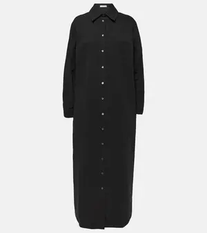 THE ROW Izumi Oversized Shirt Dress