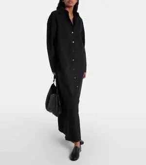 THE ROW Izumi Oversized Shirt Dress