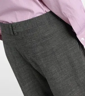 THE ROW Gandal Virgin Wool Twill Pants